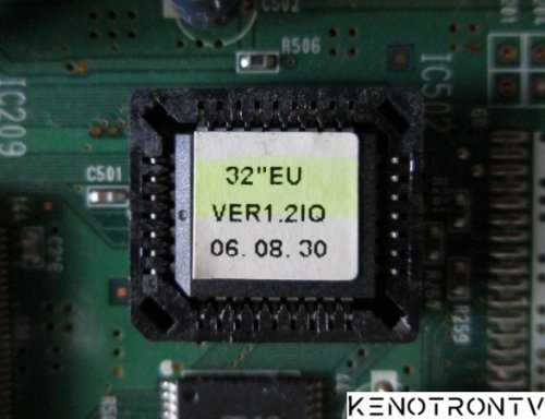 TECKTON TL-32A1, VCT49X3R F2000 - Flash, eeprom TFT, LCD TV - KenotronTV